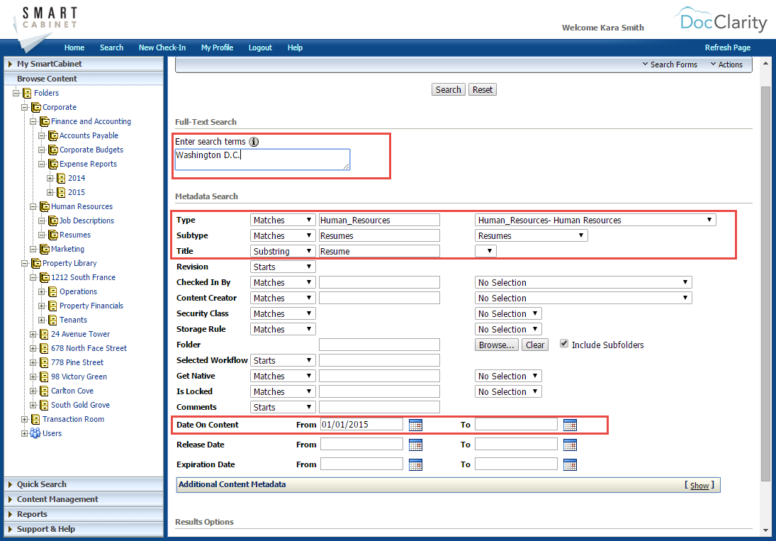 Finding Content When You Need It – SmartCabinet Support