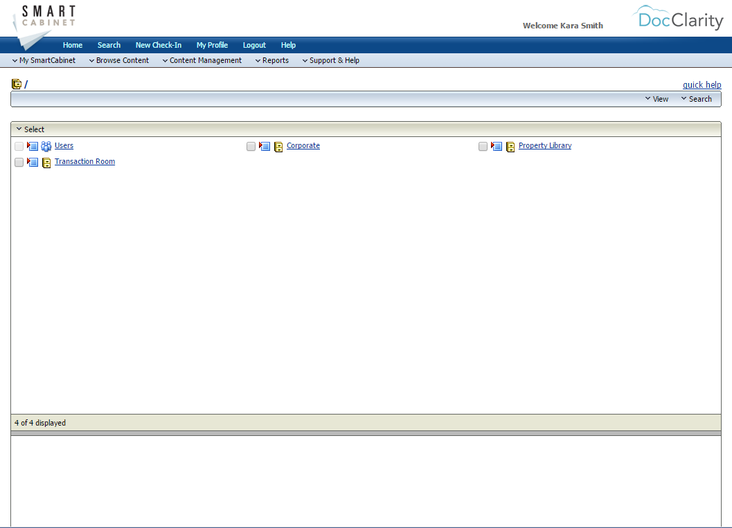 My Profile – SmartCabinet Support