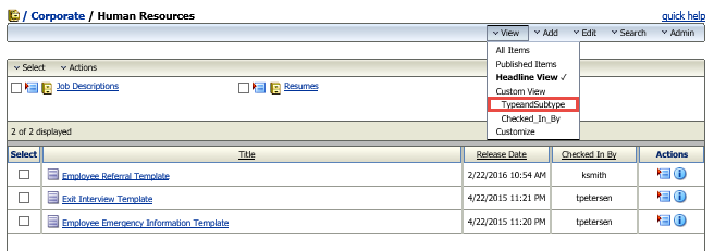 My View Templates - Change Views – SmartCabinet Support