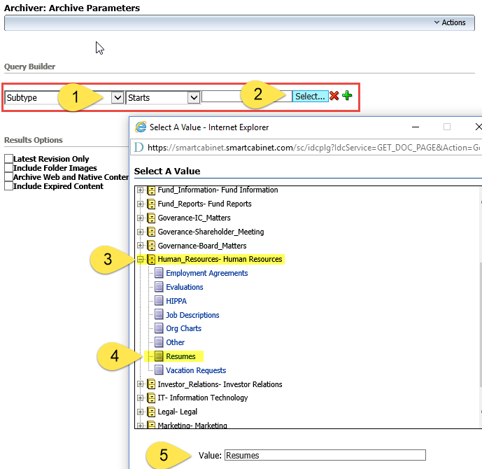 Archiver and Folder Backup – SmartCabinet Support