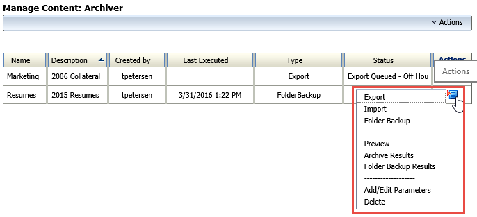 Archiver and Folder Backup – SmartCabinet Support