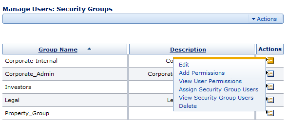 Manage Users: Security Groups – SmartCabinet Support