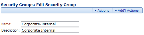 Security Groups: Edit Security Group – SmartCabinet Support