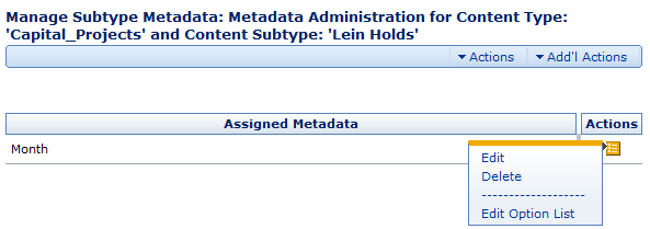 Manage Subtype Metadata: Metadata Administration for Content Type – SmartCabinet Support
