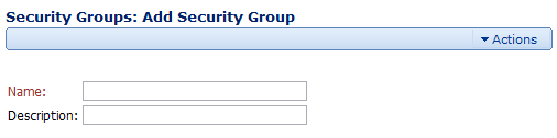 Security Groups: Add Security Group – SmartCabinet Support