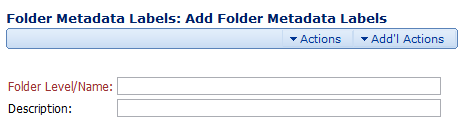 Folder Metadata Labels: Add Folder Metadata Labels – SmartCabinet Support