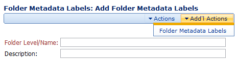 Folder Metadata Labels: Add Folder Metadata Labels – SmartCabinet Support