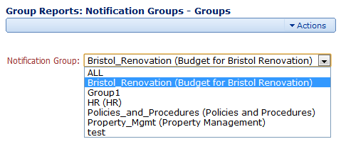 Group Reports: Notification Groups - Groups – SmartCabinet Support