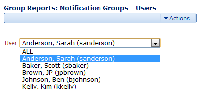 Group Reports: Notification Groups - Users – SmartCabinet Support